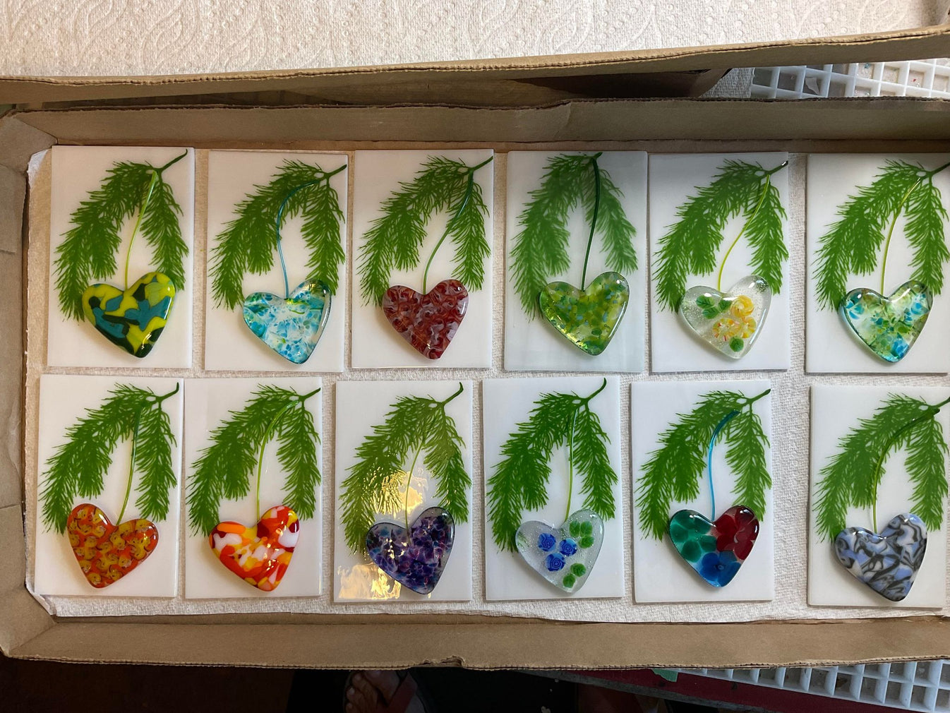 Pine Bough Silk Screen – Fuse Muse Fused Glass