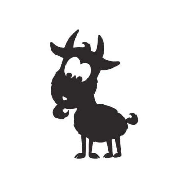 Precut Glass Goat, COE 90 – Fuse Muse Fused Glass