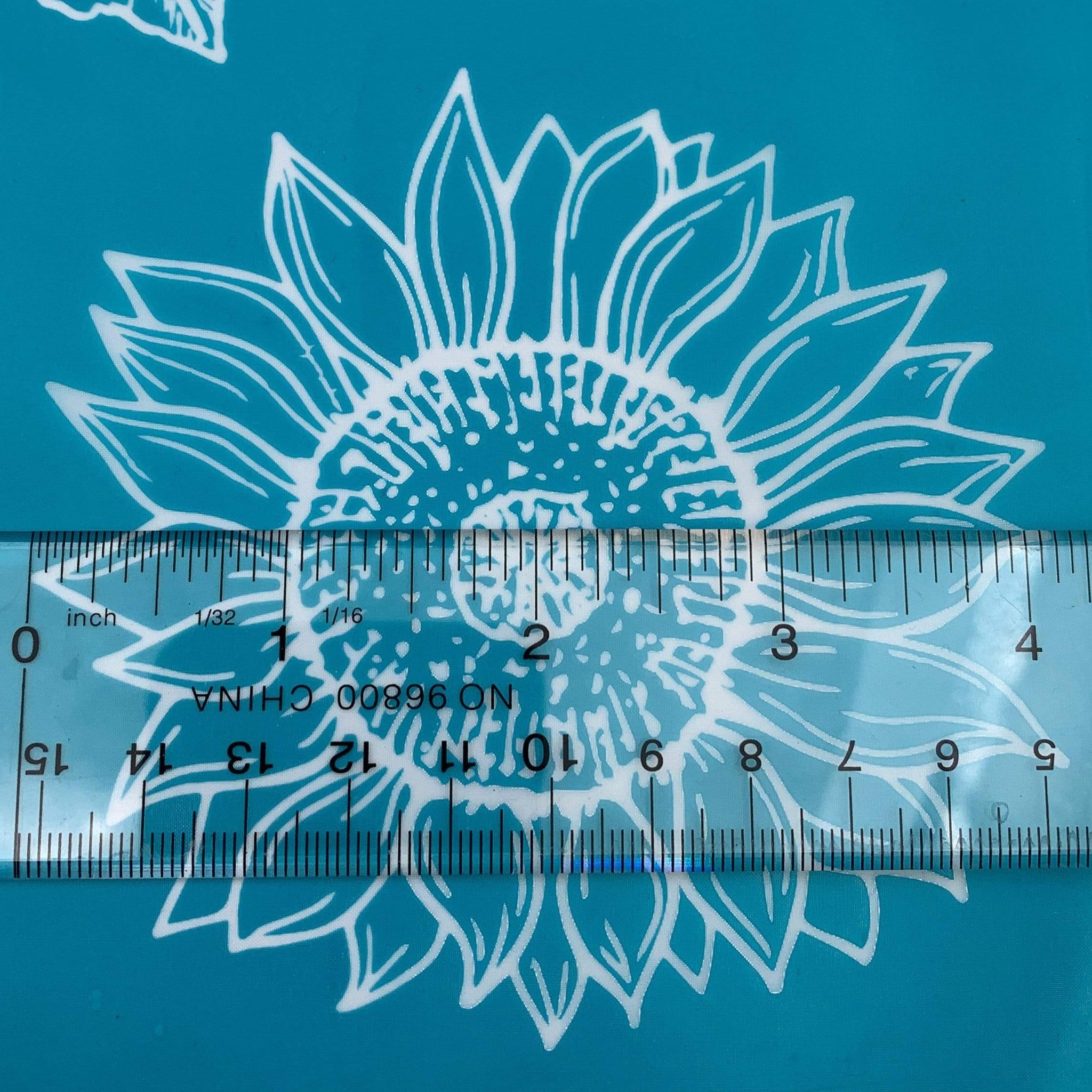 Sunflowers Silk Screen – Fuse Muse Fused Glass