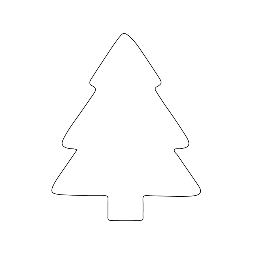 Christmas #1 Tree Precut Glass Shape - COE 96 – Fuse Muse Fused Glass